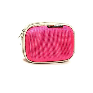 Navitech Pink Shockproof Camera Case Compatible with Canon PowerShot SX620 HS Digital Camera