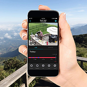 Night Owl 1080p AC Powered Panoramic Wi-Fi IP Indoor/Outdoor Camera with a 140° Ultra Wide Angle View, 2-Way Audio, Built-in Spotlight, Motion Detection, and Remote Viewing Mobile App