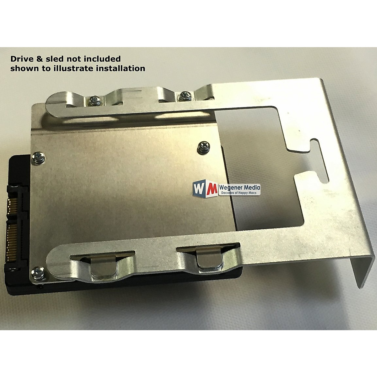 DRIVESLED SMR Mac Pro Tower SSD Drive Sled 2.5 Adapter by Wegener Media