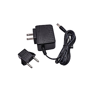 HQRP AC Adapter Compatible with NordicTrack AUDIOSTRIDER 800 Elliptical Exerciser 831.236670 831.236671 831.236672 831.236673 NTEL77060 NTEL77061 NTEL77062 Power Supply Cord + Euro Plug Adapter