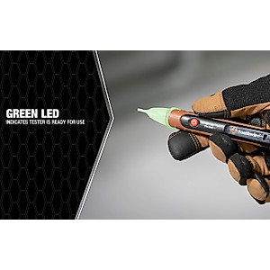 Southwire Tools 40116N NCV Detector 100-600V AC & 40022S Receptacle Tester, Black