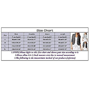 Hemlock Women Slim Blazer Jacket Lapel Open Front Cardigan Coat Solid Color Work Blazers Suit Jackets White