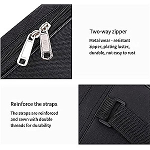 41 Inch Padded Acoustic Guitar Backpack Water-Resistant Thick Gig Bag Soft Cover Black Electric Guitar Gear Bag Kids Guitar Travel Case Dual Adjustable Shoulder Strap Bag with Zipper