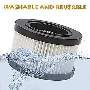 A-KARCK DC5151H Replacement Filter 2 Pack Compatible with DeWalt DC5151H DC515 DCV517 Wet Dry Vacuum