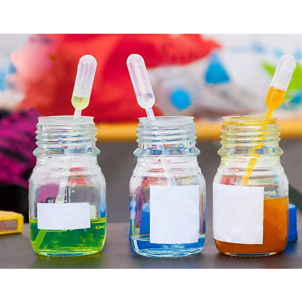 200 Pack 5ML Plastic Transfer Pipettes Disposable Graduated Pipettes Eye Dropper for Essential Oils,Crafts