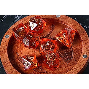 Steampunk Gear DND Dice Set for Dungeons and Dragons Gifts, D&D, D and D, Pathfinder, Accessories, D20, Polyhedral, Resin Dice, Metal, Dice Tray, Tower, Bag, Box