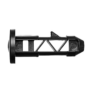 6pcs Wheelie Bin Lid Hinge PinPlastic Wheelie Bin Lid Hinge Pin Wheelie Trash Bins 67mmx31mm Black for 80-240l Household and Commercial