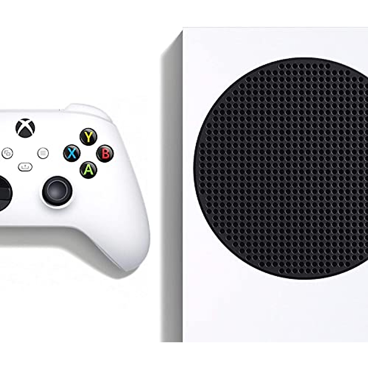 Microsoft Xbox Series S 512GB Game All-Digital Console, One Xbox Wireless Controller, 1440p Gaming Resolution, 4K. Streaming Media Playback, 3D Sound, WiFi, White