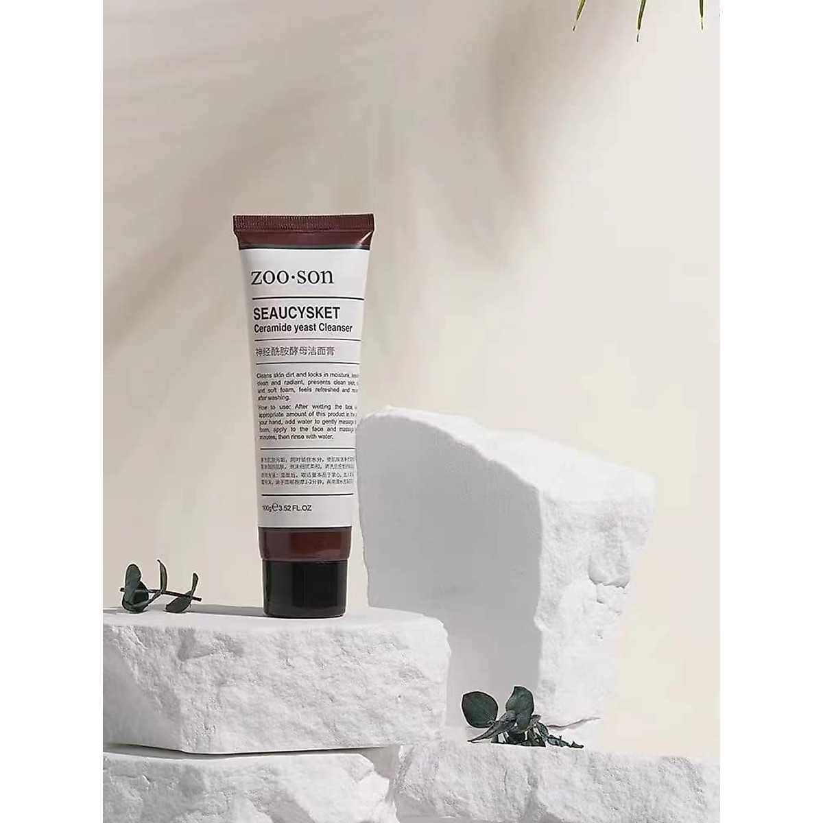 3PCS Original Design Product Photography Background Props Waterproof Hard Aromatherapy Gypsum Cube Props for Photoshoot (White)