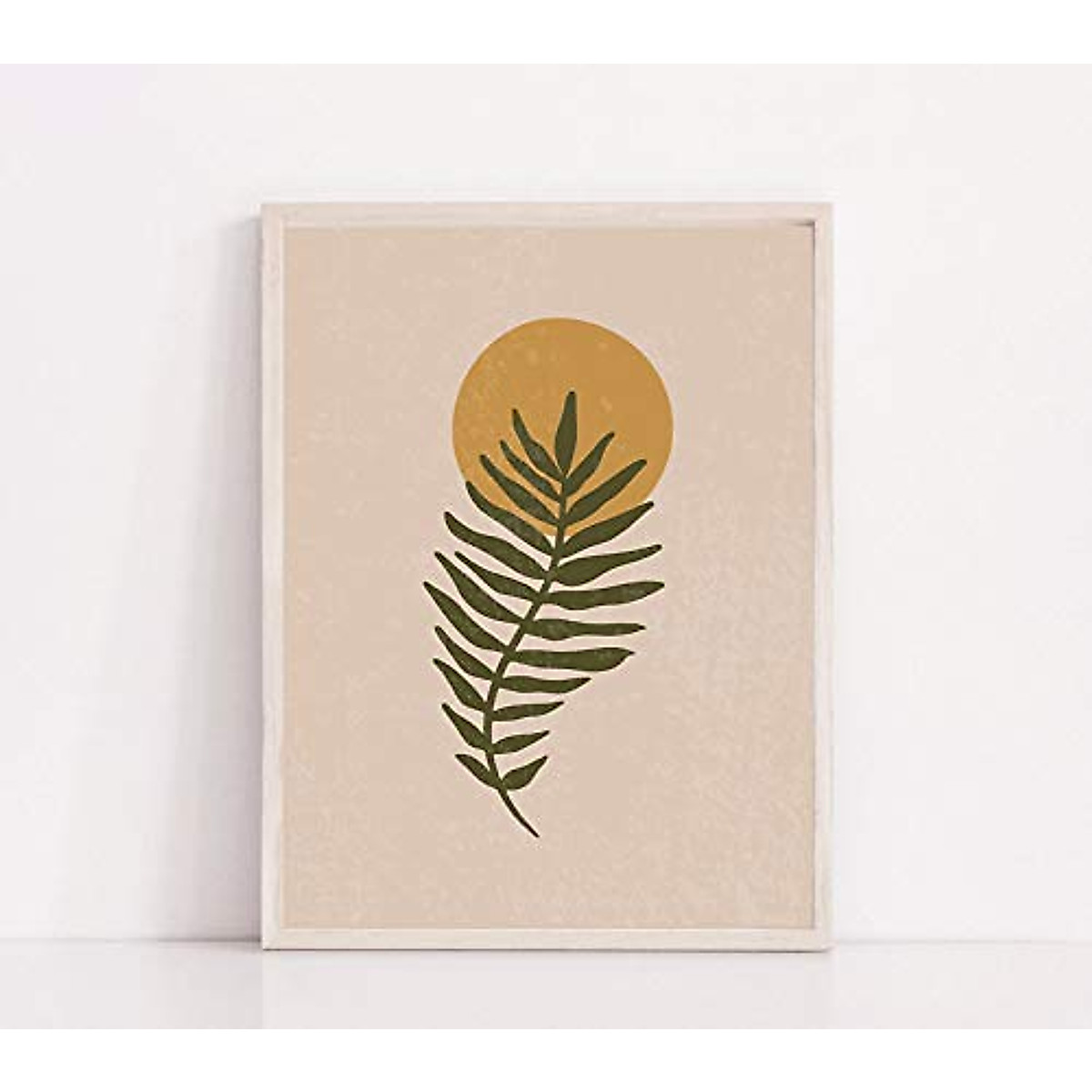 iMagitek Set of 6 Unframed Neutral Boho Art Prints, Boho Rainbow Wall Art, Mid Century Art Prints Set, Gallery Wall Art, Earth Tones Wall Art Prints, Earthy Wall Art Prints (8" x 10")