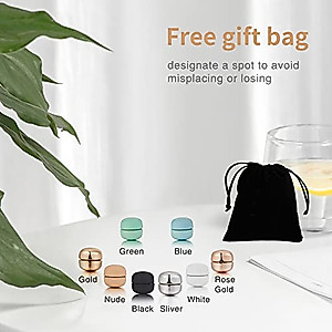 PeacePray 2 Pairs Premium Strong Hijab Magnetic Pins with Storage Bag, No-Snag Multi-Use Hijab Magnets, Pinless Magnetic Hijab Pins, Choose Your Favorite Style Freely, Matte Nude