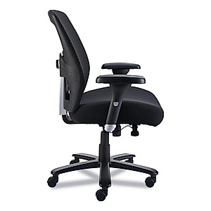 Alera ALERV44LS10C Alera Ravino Big & Tall Series High-Back Swivel/tilt Leather Chair, Black