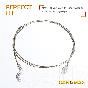 Canamax Premium 117-9145 Clutch Drive Cable - Compatible with Toro Power Clear Snowthrower - Replaces 1179145