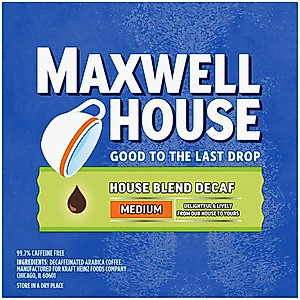 Maxwell House Decaf House Blend K-Cup Coffee Pods (12 ct Box)