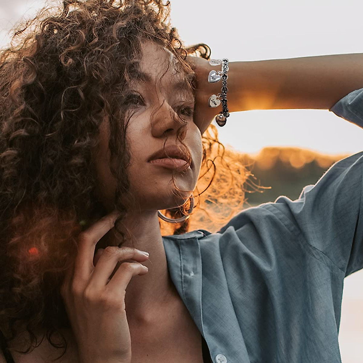 Madison Tyler Religious Prayer Bracelet for Women Religious Jewelry Gift for Girls Christian Gift, Rhodium,