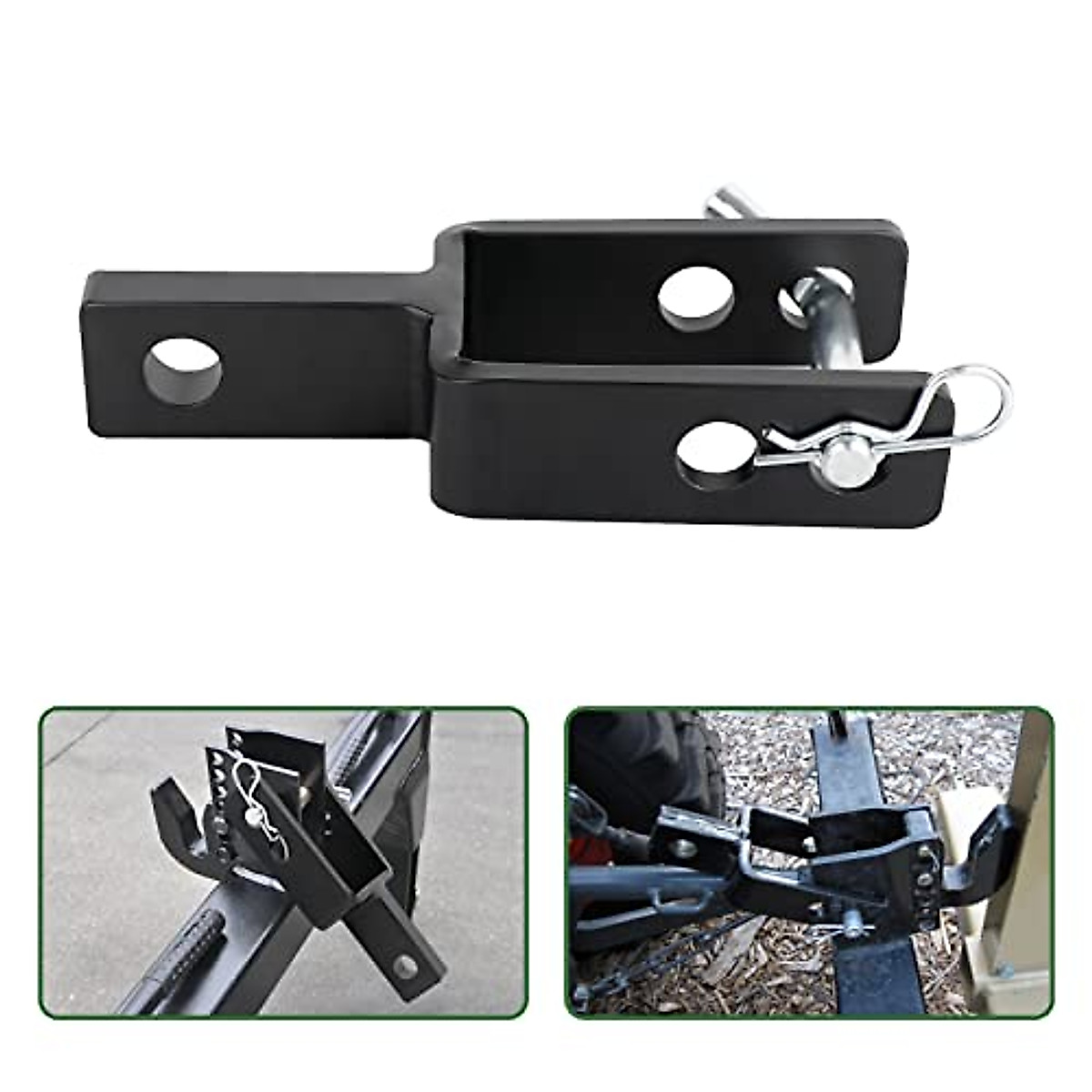 EBESTTECH 1PC Quick Hitch Adapter Bracket fit for Category 1 Quick Hitch Used to Adjust Top Link Bracket Movements Adjustable Top Bracket Hitch Adapter
