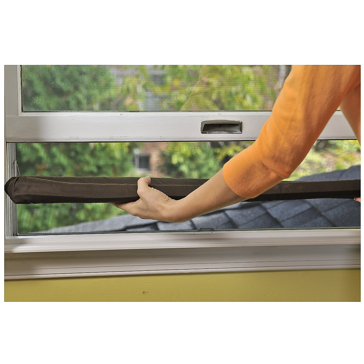 Original Twin Draft Guard Door Draft Stopper, Year Round Insulator, For Summer and Winter Use PATENTED & TRADEMARKED