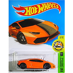 Hot Wheels 2016 HW Exotics Lamborghini Huracan LP610-4 76/250, Orange