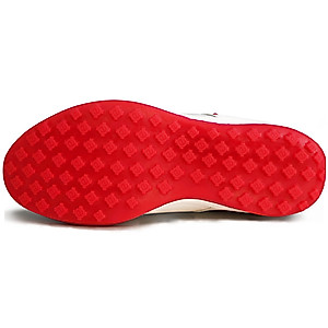 LIPPAN Professional Golf Shoes for Womens Outdoor Spikeless Golf Sneakers Non -Slip Comfortable Lightweight,White,4.5