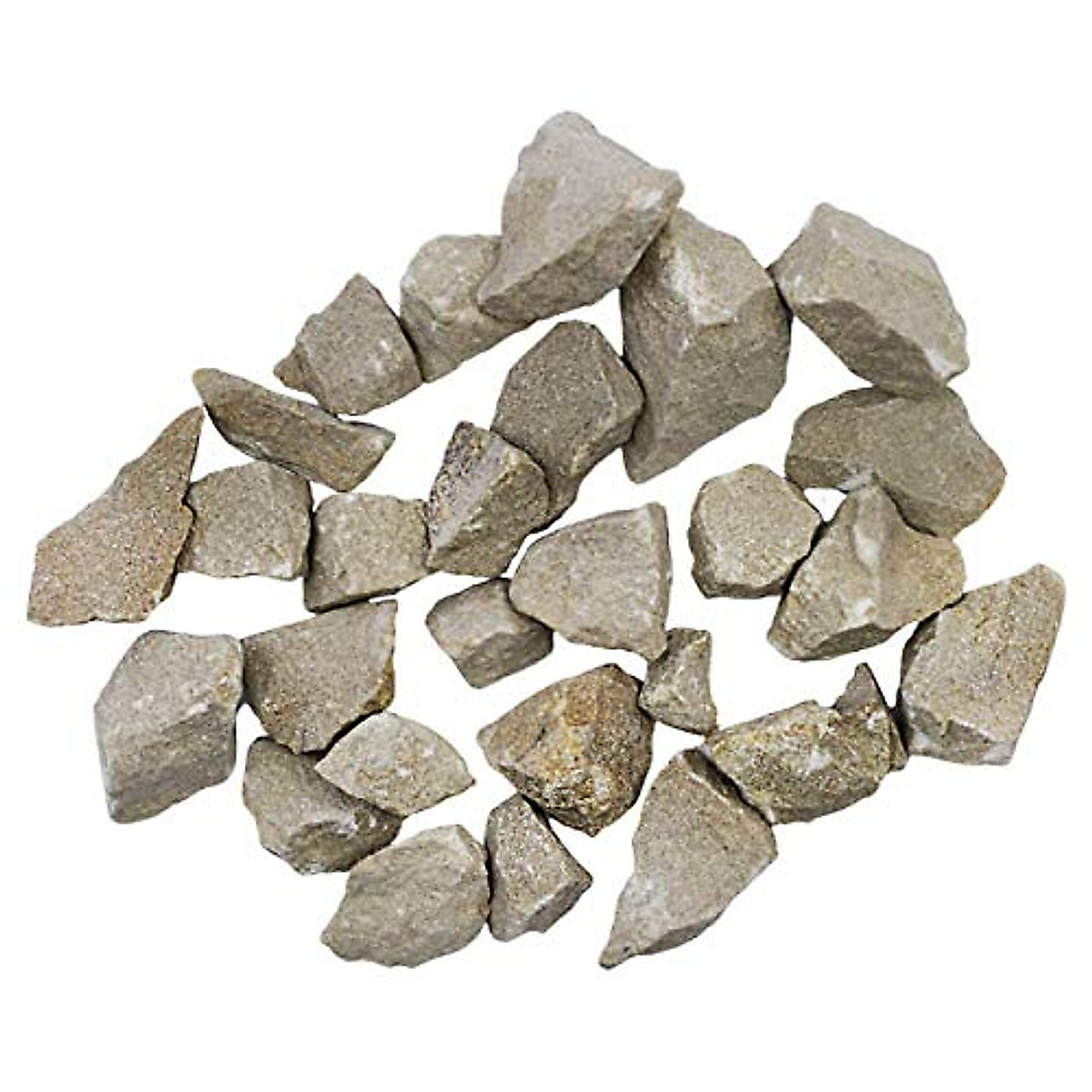Stonehaven Miniatures Rock/Boulder Set, Large - White Sandstone - Scenery Decoration - Great for 28mm Scale Table Top War Games - Sourced from North America