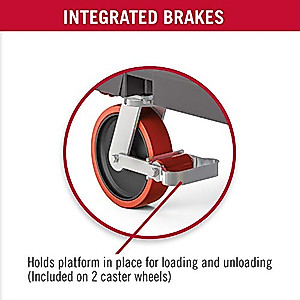 Suncast Commercial Structural Foam 24" x 36" Platform Truck, Standard Duty