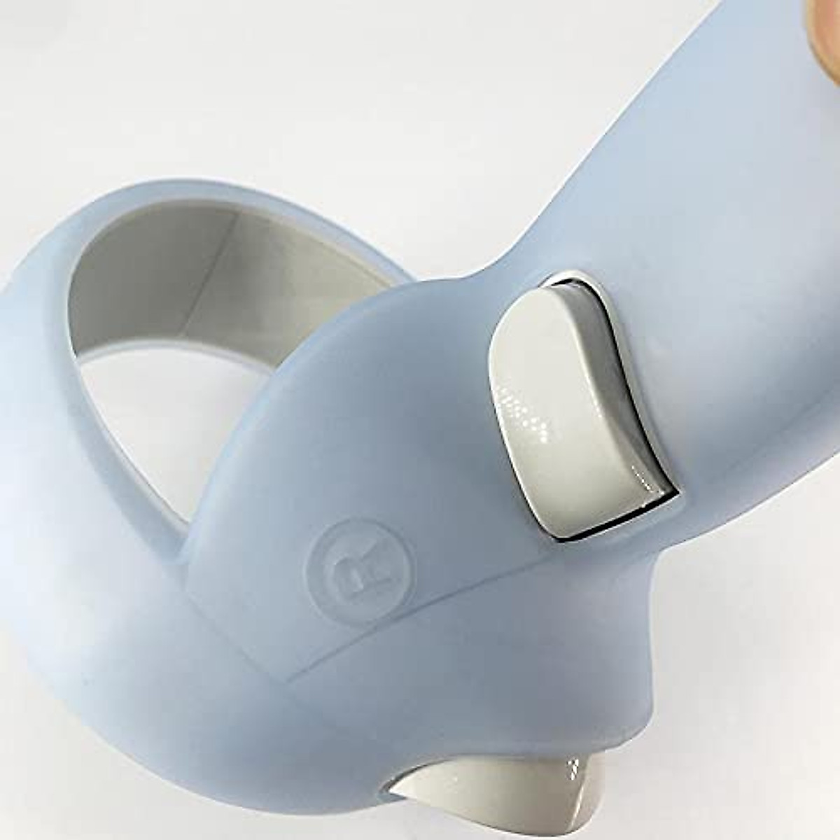 Controller Grip with Halo Protection for Oculus Quest 2 Translucent Blue