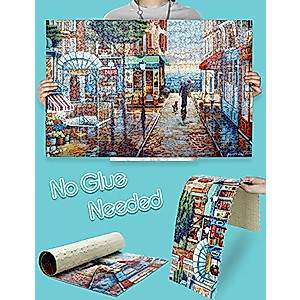 Jigsaw Puzzle 1000 Pieces for Adults, Water Resist Wooden Puzzle, VCOMO Thickened Puzzle, Floor Puzzles, 29.5”x19.7”