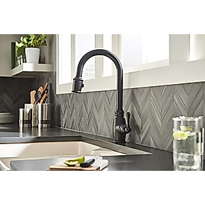 Gerber Plumbing Opulence Pull Down Kitchen Faucet with SnapBack Retraction