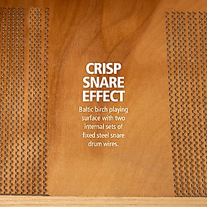 Meinl Percussion Pickup Vertical Subwoofer Bass Cajon Box Drum with Snares and Electronics for Amp or PA System — NOT Made in China — Play with Your Hands, Baltic Birch, 2-Year Warranty (PSUBCAJ6B)