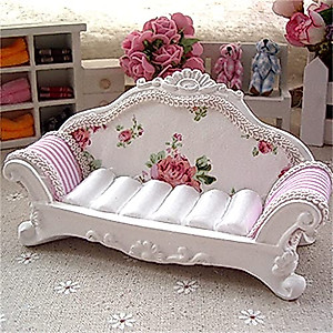 LDCHNH European-style Pastoral Style Flowers Blooming Rich Jewelry Stand Sofa Ring Seat Bracelet Stand Dresser Ornaments