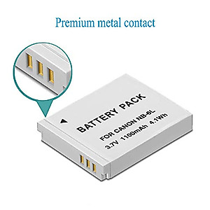 Venwo 2 Pack NB-6L/NB-6LH Battery and Charger kit Compatible with Canon PowerShot SX540 HS, SX530 HS, SX520 HS, SX510 HS, SX500 HS, SX170 is,SX700 HS, SX710 HS,SX610 HS, SX600 HS, S120, D20, D30, S90