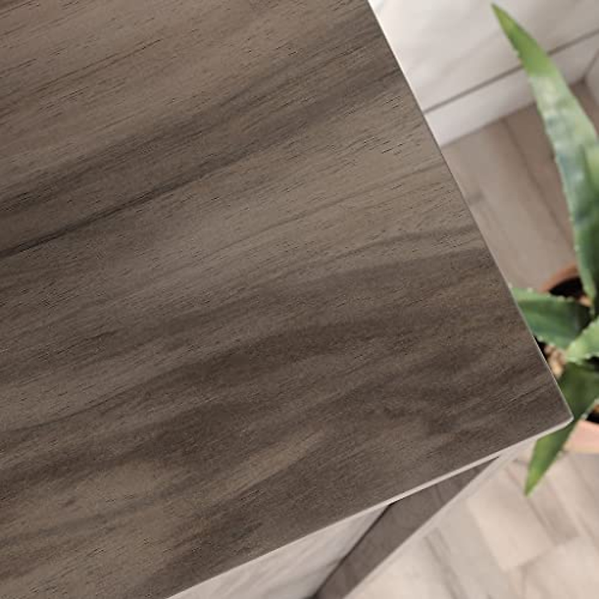 Sauder Clifford Place Storage Cabinet, L: 15.51" x W: 18.50" x H: 58.27", Jet Acacia Finish