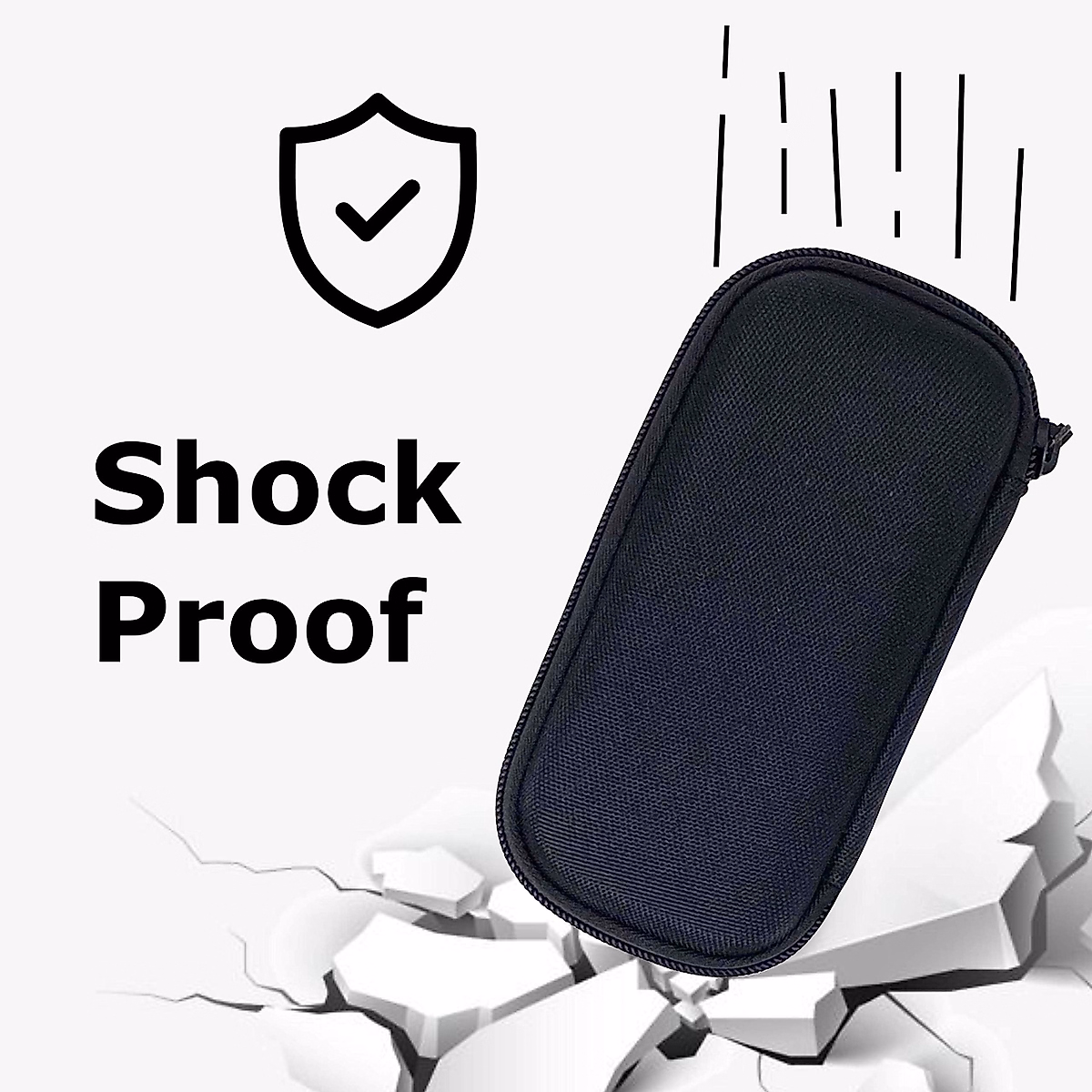 Arber Protective Hard Case Compatible with Meridian Shaver and Accessories - Hard Case Only