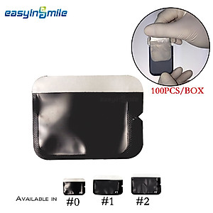 Disposable Dental Digital Phosphor Plate Barrier Envelopes 100pcs/box (Long Side Loading #0)