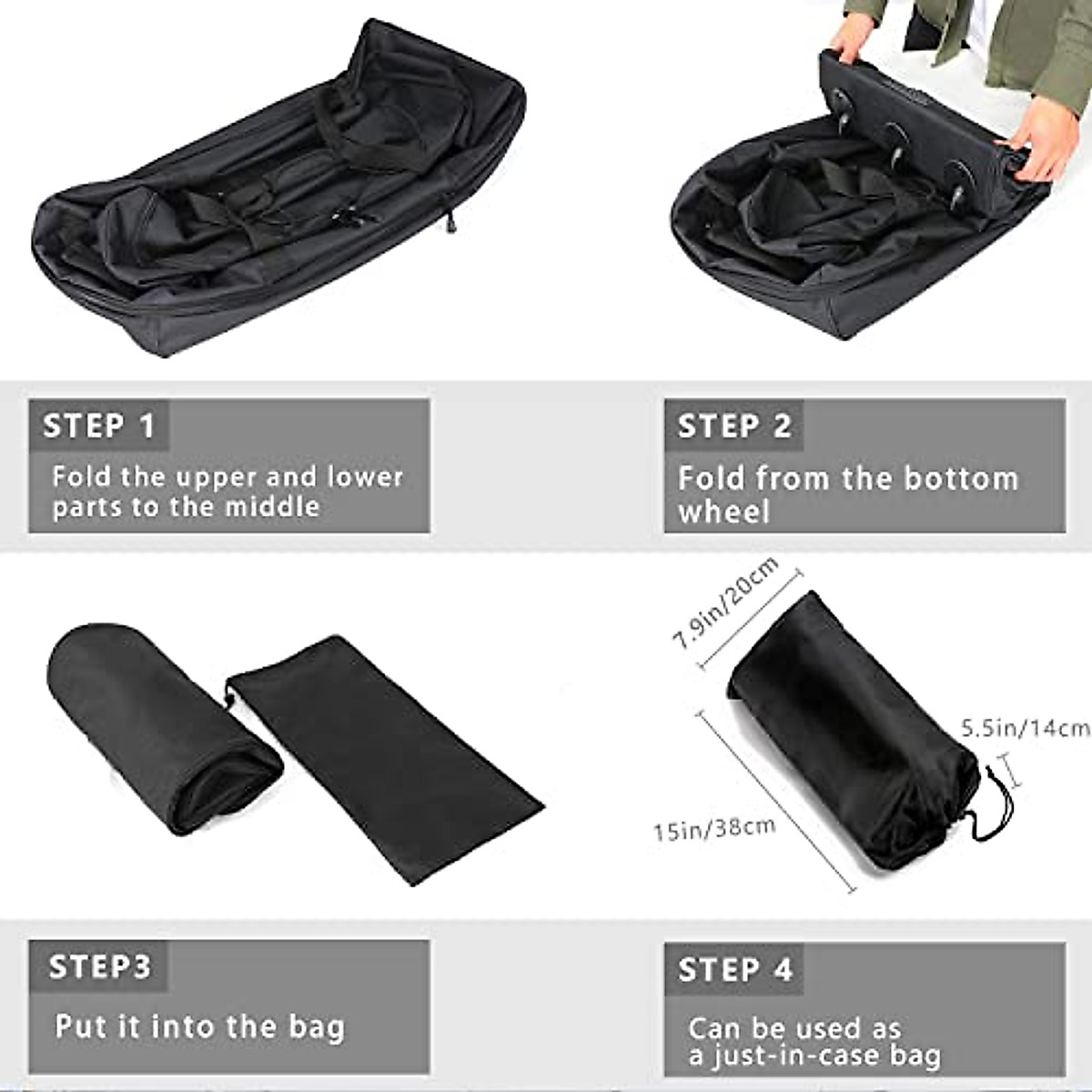 32'' Rolling Duffle Bag with Wheels-110/140L Expandable Wheeled Duffle Bag Luggage, Collapsible Rolling Duffel Bag with Bottom Anti-Slip Pads, Duffel bag with Wheels for Travel Camping Hiking