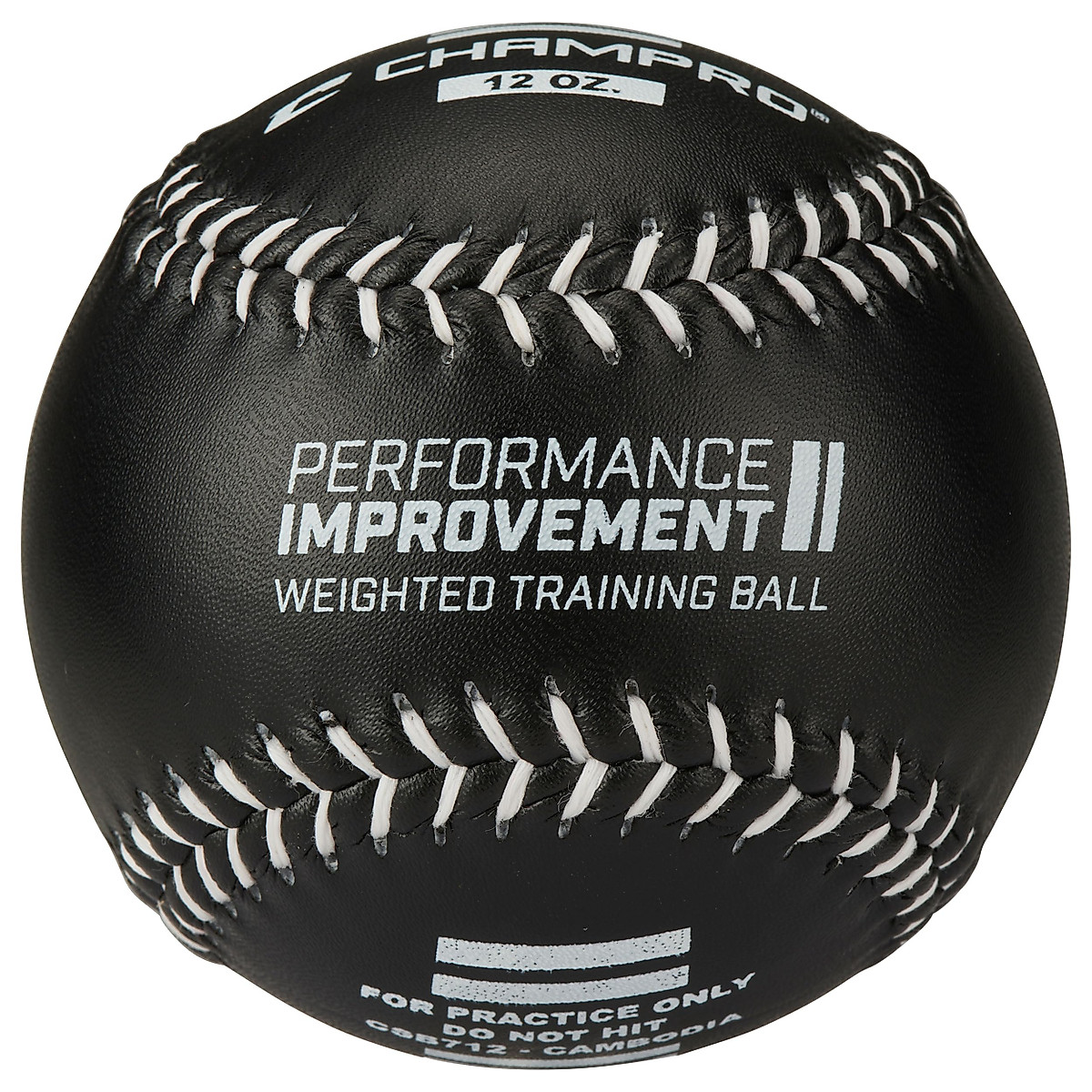Champro Training Softball, Package (Black, 12-Inch/12-Ounce)