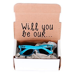 Usher Sunglasses, Usher Gifts, Usher Proposal Ideas, Wedding Usher Gift, Kid Usher Gift Idea, Will You Be Our Usher
