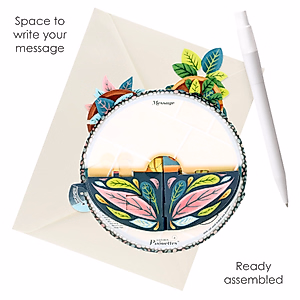 SANTORO Pirouette, 3D Pop Up Greeting Card - Potted Plants - For Him, Her, Mum, Birthday, New Home, New Job, Thank You | Housewarming Gift For Men, Women
