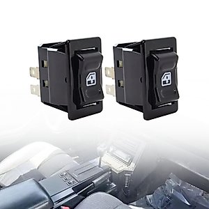 Camaro Window Switch - Power Window Switch Compatible with 1982-1992 Camaro RS Z28 IROC-Z, 1982-1984 Pontiac Firebird 14066564 10098781 (Pair of Power Window Switch)