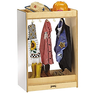 Jonti-Craft 09101JC Small Dress-Up Island - Kids Storage Organizer for Costumes or Coats