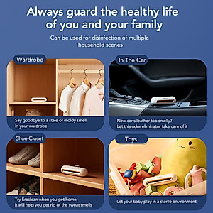 Tuklye Fridge Deodorizer ionizer, Ozone Generator, Air Purifier, Refrigerator Deodorizer, Odor Remover