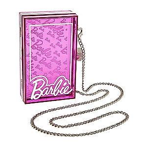 Spirit Halloween Pink Classic Barbie Box Crossbody Bag | Barbie Accessory | Barbie Purse