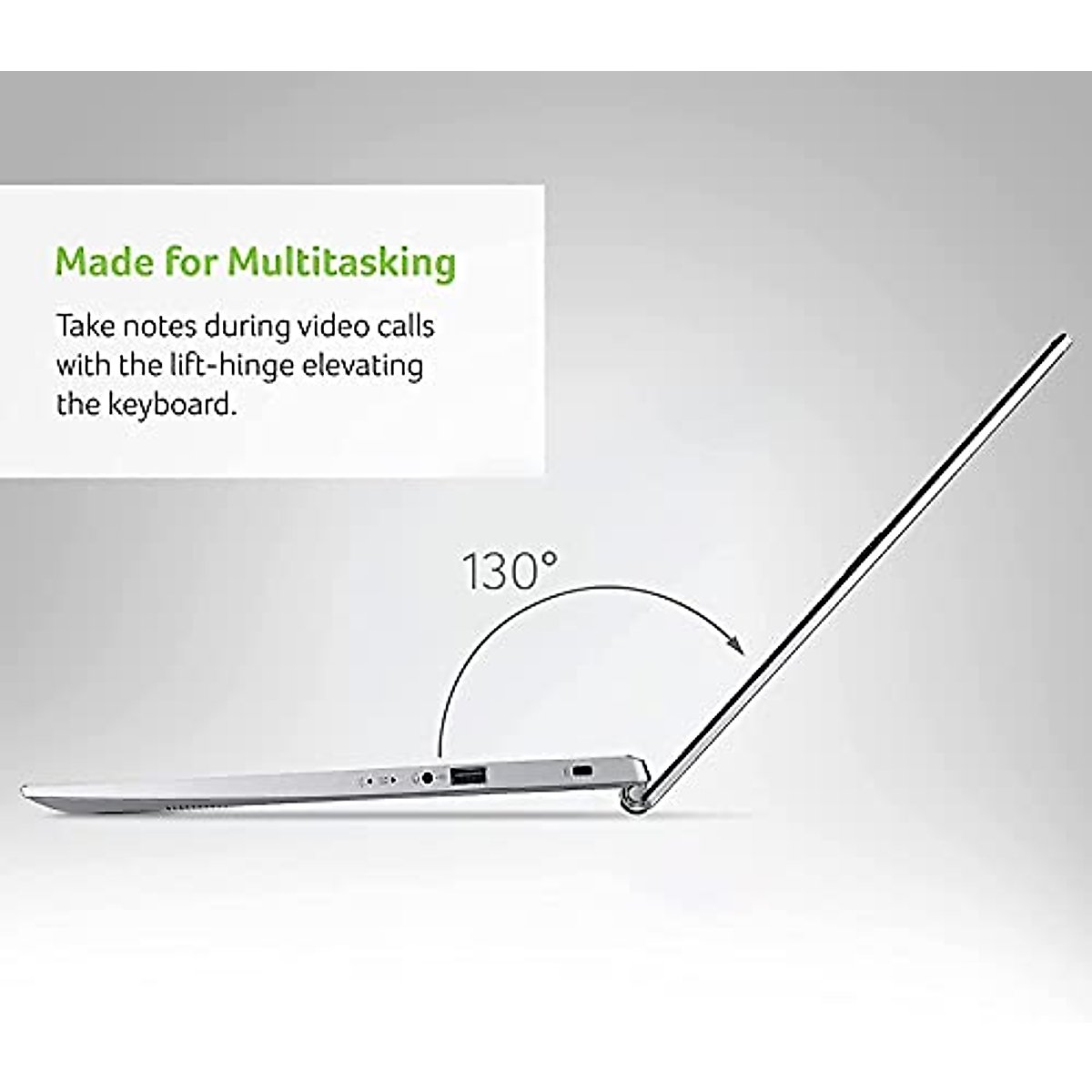 Acer Aspire 5 Slim Laptop, 15.6" FHD IPS Micro-Edge Display, 11th Gen Core i3-1115G4, 8GB DDR4 RAM, 256 PCIe SSD, USB-C, HDMI, RJ45, WiFi 6, Keypad, 1-Year MS 365, Silver, Win 11