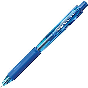 Pentel Bk440bp8m Wow! Retractable Ballpoint Pen, 1Mm, Assorted Barrel, Assorted Ink, 8/Pack