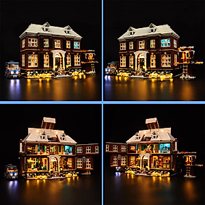 VONADO LED Light Kit Compatible with Lego Home Alone 21330, DIY Lighting Compatible with Home Alone Lego Set (NO Lego Model, ONLY Lights) - Music Version