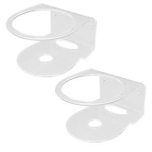 HOLACA Wall Mount Holder for TP-Link Deco X90 WiFi 6 Mesh WiFi(AX6600) Compatible Linksys 6E,Simple and Sturdy Acrylic Wall Mount Holder Stand Bracket (2Pack)
