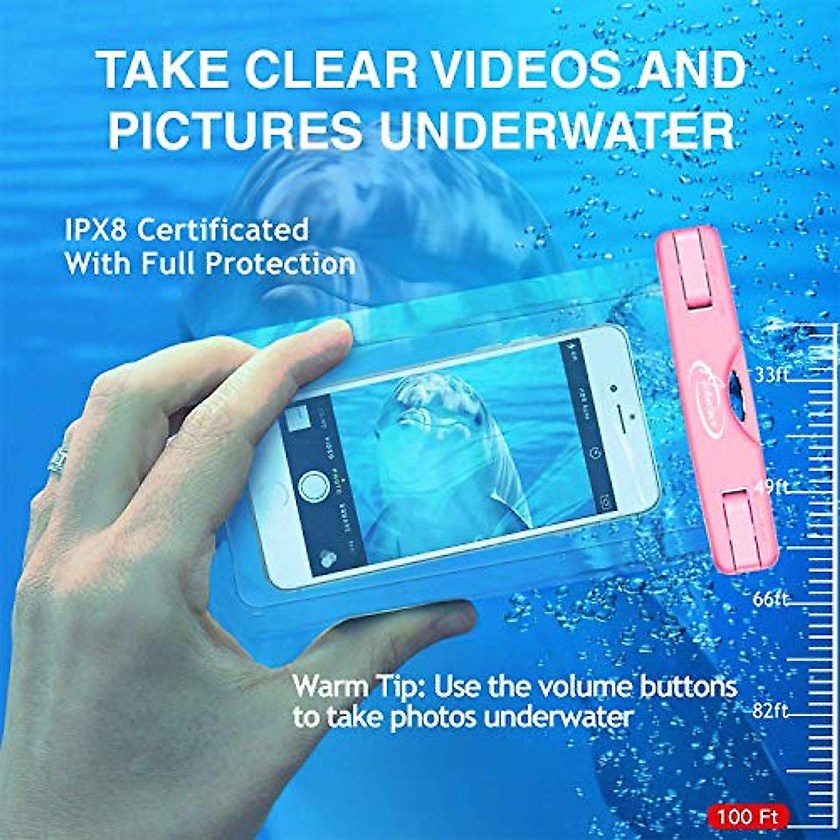 AiRunTech Waterproof Pouch | Way to Keep Your Phone and Valuables Safe and Dry | for Boating Swimming Snorkeling Kayaking Beach Pool (2 Phone Cases(Green + Pink) + 2 Fanny Packs(Black+Gray))
