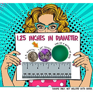 Red Cheerleader Buttons Pins