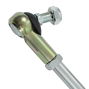 DIY Tie Rods & Ends for Yerf Dog Go Kart Short & Long Tie Rod Set w/Ends Replacement 3/8-24 (Update:Short - 13.38'', Long - 24.41")