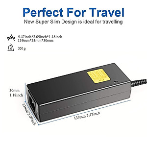 KFD 12V 7.5A 90W AC DC Adapter Charger Replacement for Philips Respironics DreamStation CPAP BiPAP Machines 267P 467P 560 560P 567P 660P 667P 760 760P 767P Power Supply Cord Cable US Plug PSU